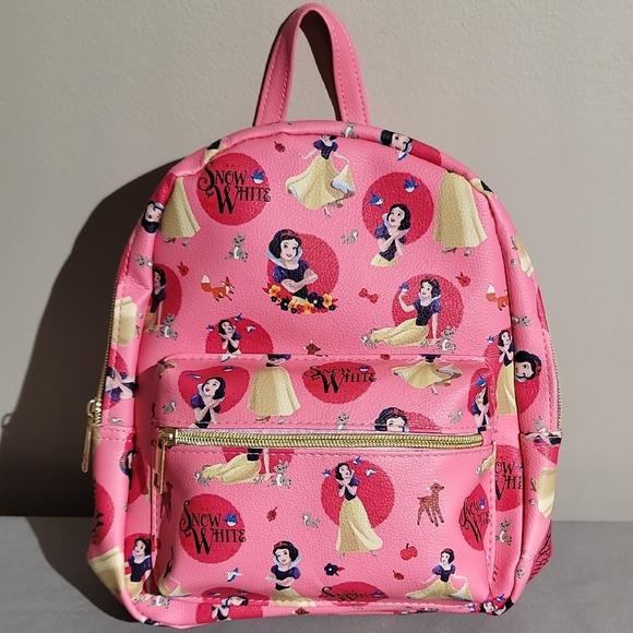 Disney | Accessories | Disney Snow White Pink Mini Kids Backpack | Poshmark